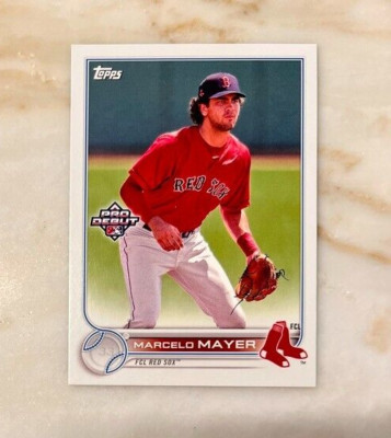 2022 Topps Pro Debut Marcelo Mayer Rookie Card RC Boston Red Sox #PD-92 ...