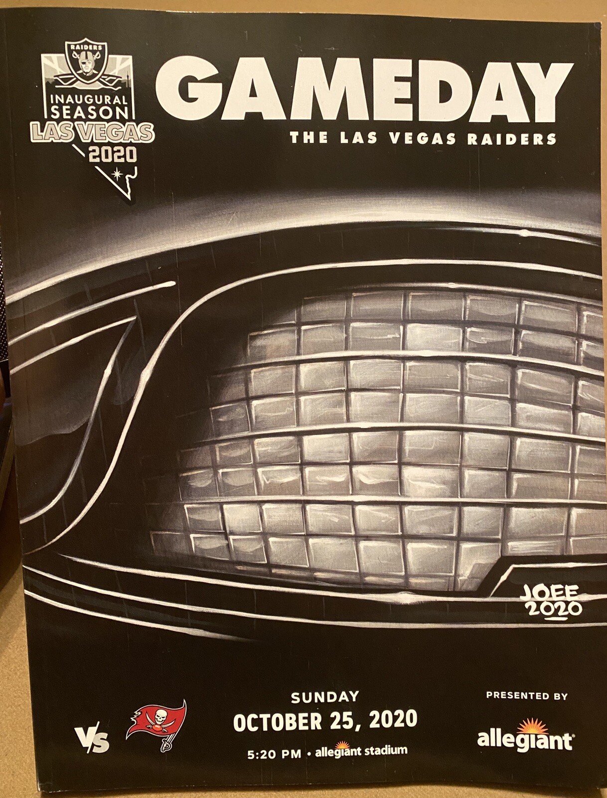 Las Vegas Raiders Game Day Book 10/25/2020 | eBay