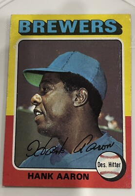 1975 Topps - #660 Hank Aaron (Nice Centering) | eBay