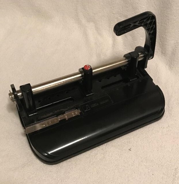 ACCO Model 650 Industrial Heavy Duty Adjustable 2- or 3- Hole Punch ...