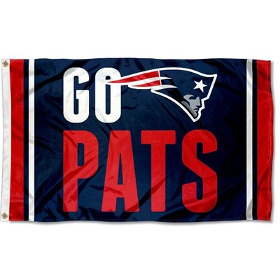 New England Patriots Go Pats Flag and Banner | eBay