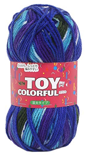 NASKA New Toy Colorful Yarn Medium Weight Col. 322 Blue 30g Approx. 75m ...