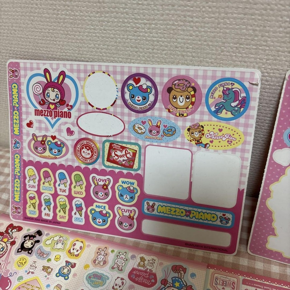 Mezo Piano Jumbo Shieldas & Berrierchan Sticker Set Used, Clean ...