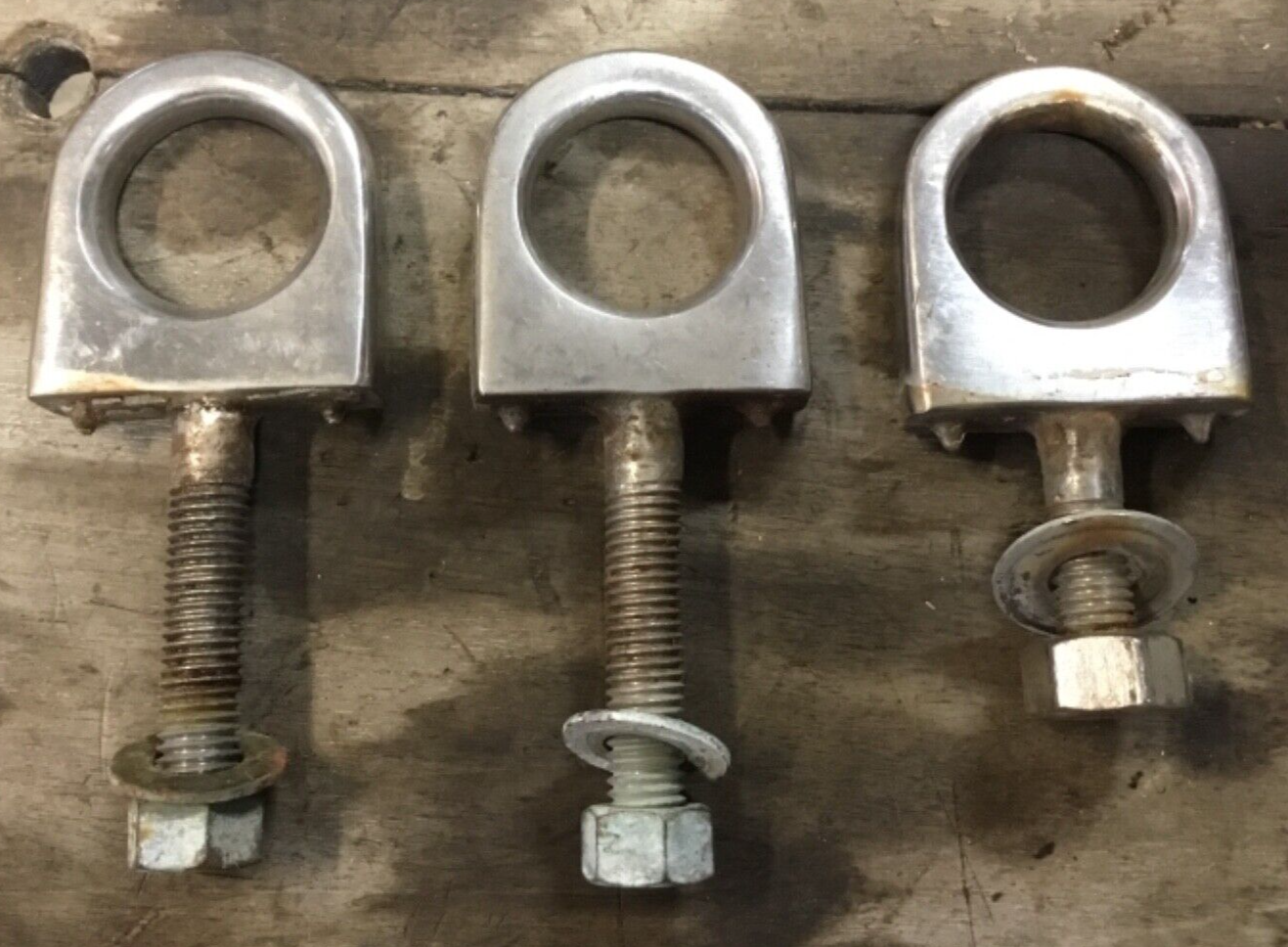 Vintage The Traveler Fleet Single Bolt Eye Cleat - Set of Three | eBay