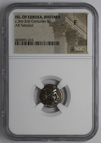 ISL, OF EUBOEA, HISTIAEA AR Tetrobol 3rd-2nd Centuries BC NGC F | eBay
