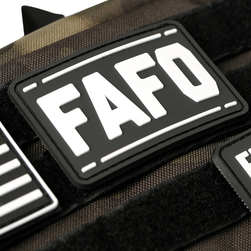 FAFO PVC Patches [2-Pack] F*** Around and Find Out, Funny Tactical Patches,3D | eBay