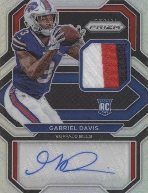 2020 Panini Prizm - Rookie Patch Autographs Gabriel Davis #41 /99 (AU ...