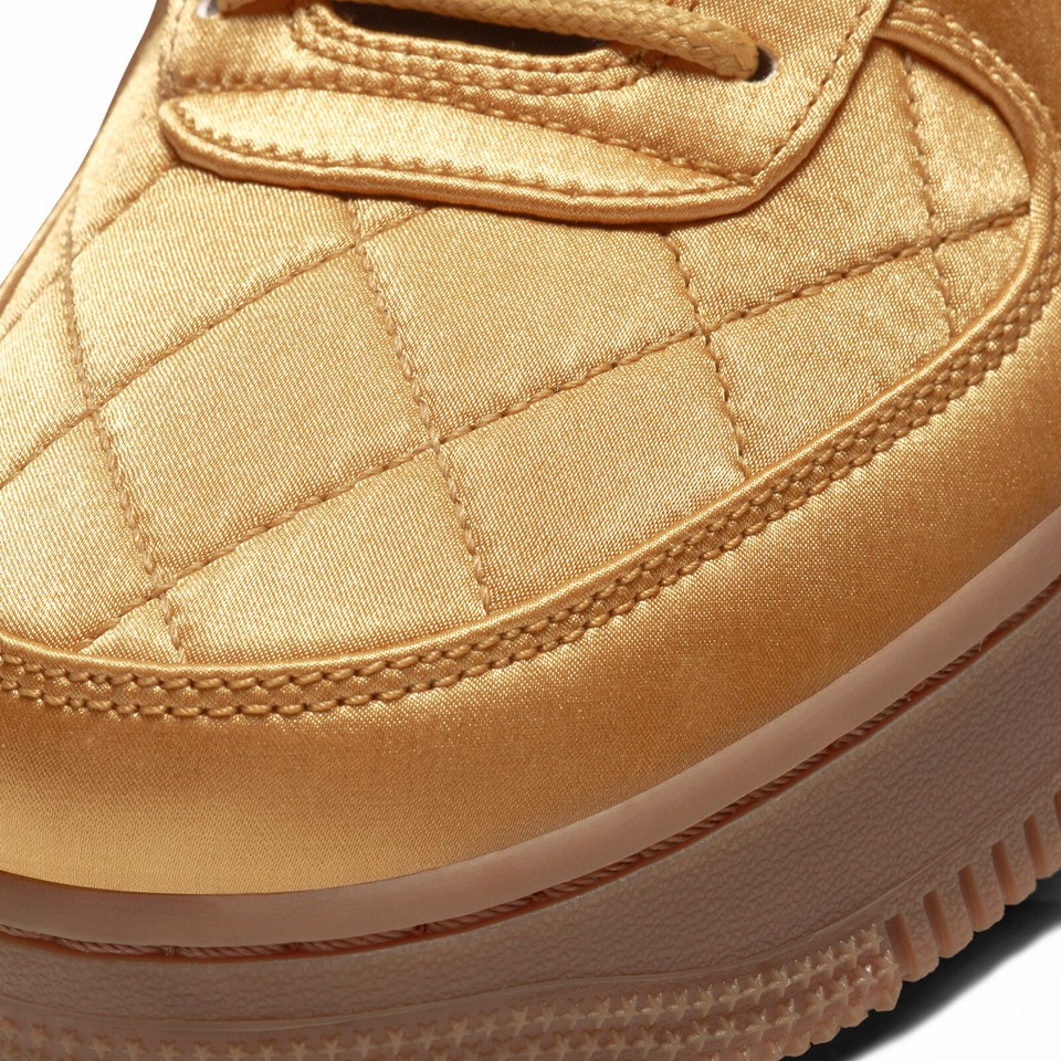 Nike Air Force 1 '07 Premium Quilted Satin ‘Wheat’ CU6724-777 Size 8.5 ...