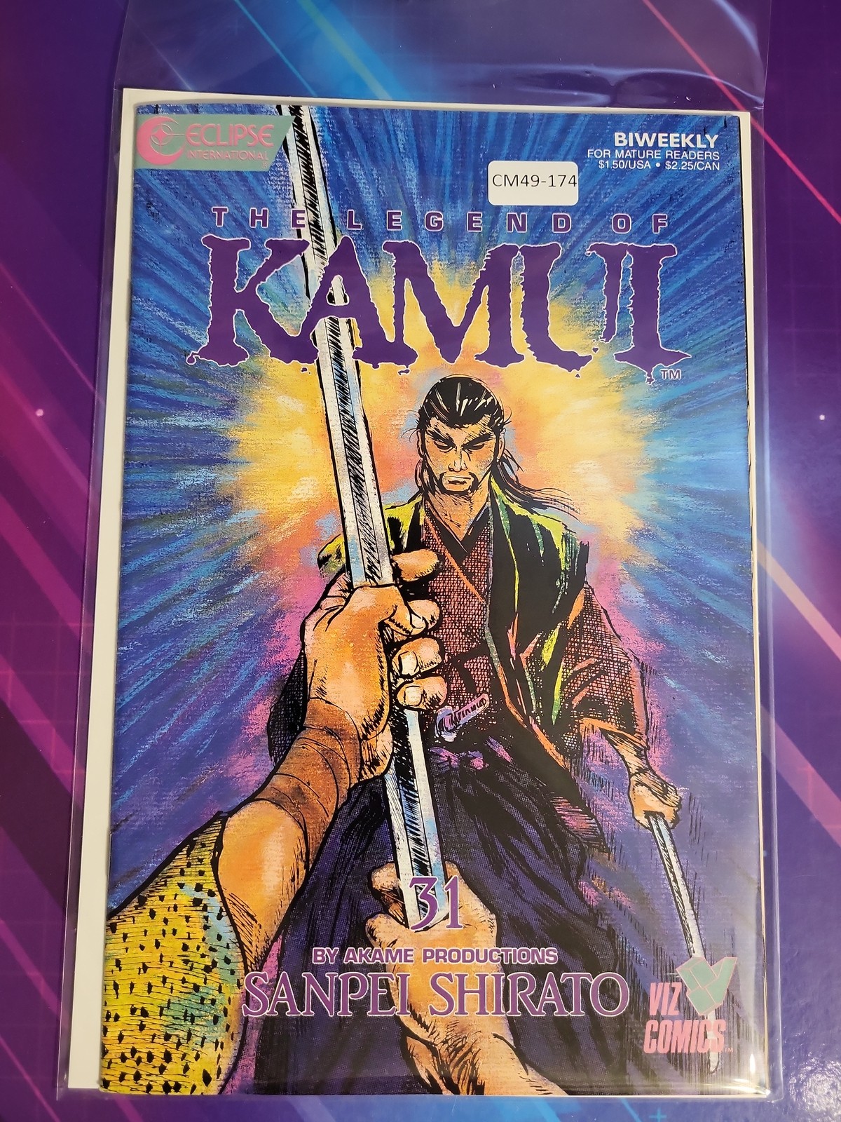THE LEGEND OF KAMUI #31 HIGH GRADE ECLIPSE COMIC BOOK CM49-174 | eBay