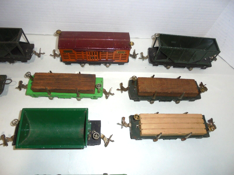 LIONEL LOT OF TEN PREWAR TRAIN FREIGHT CARS O GAUGE 1938 | eBay