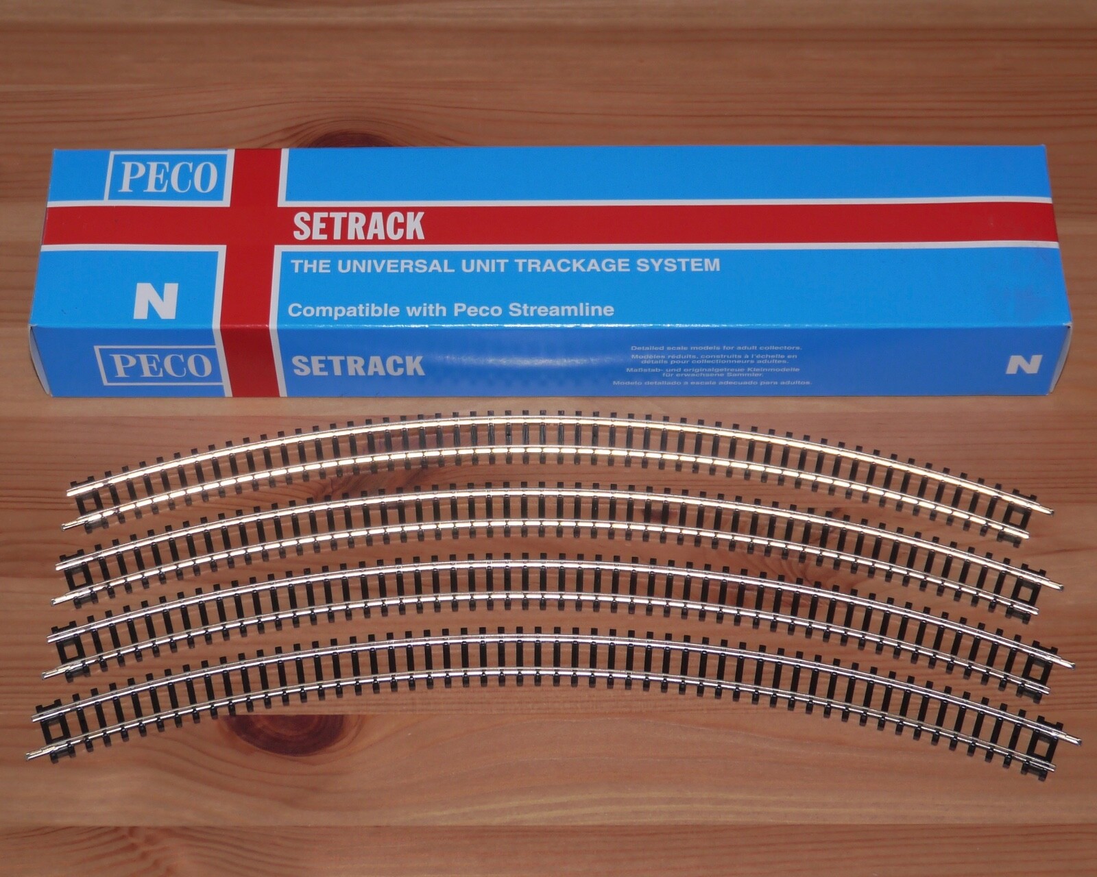 Peco N Gauge Setrack code 80 Turnouts Points Crossings Straights Curves ...