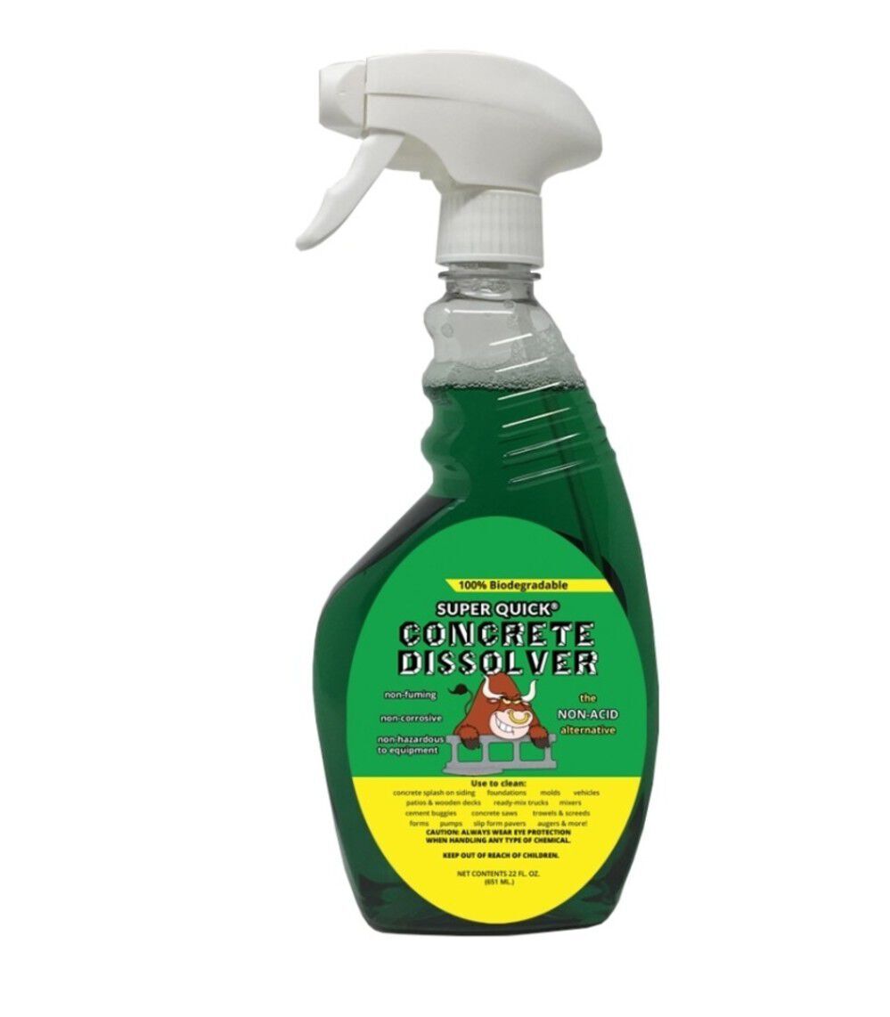 Bullseye Products Super Quick Concrete Dissolver 22Oz | eBay