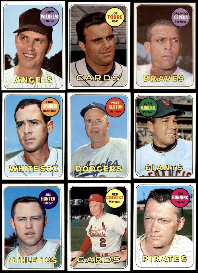 1969 Topps Baseball Complete Set - Premier 7.5 - NM+ 5807113 | eBay