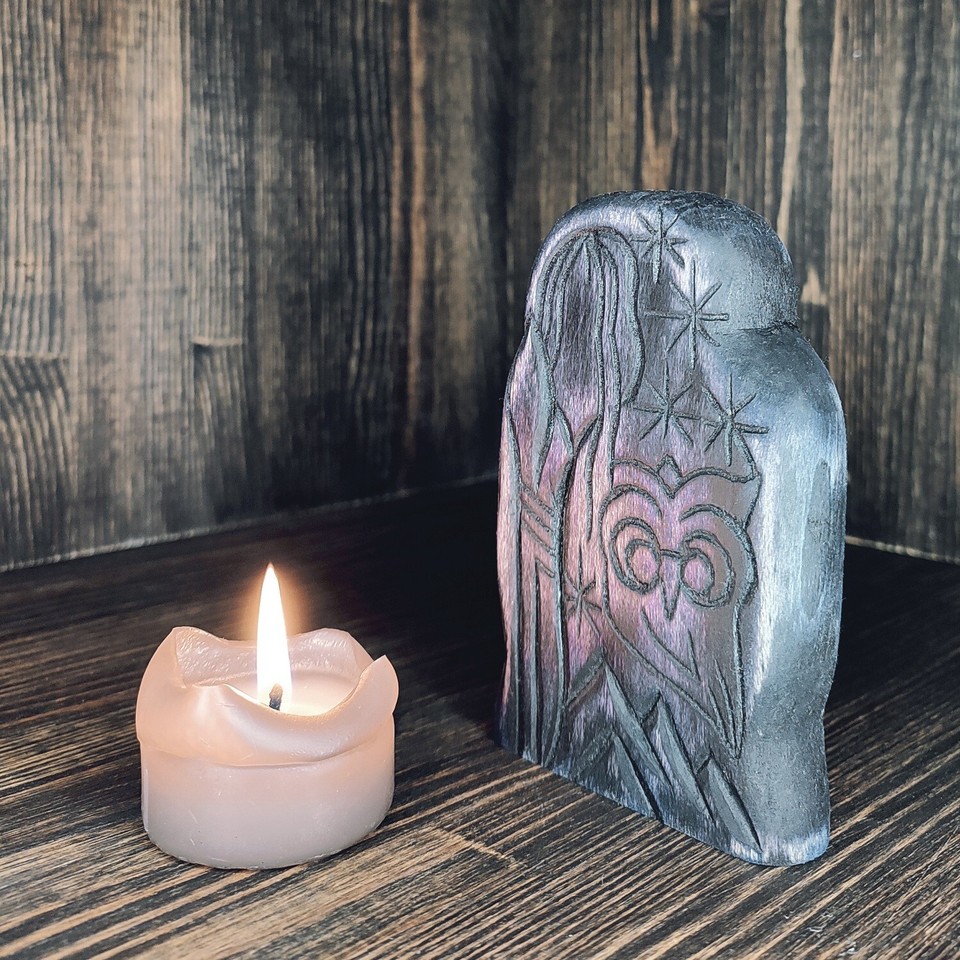 Cailleach statue Winter goddess Crone Wheel of the year Wiccan altar ...