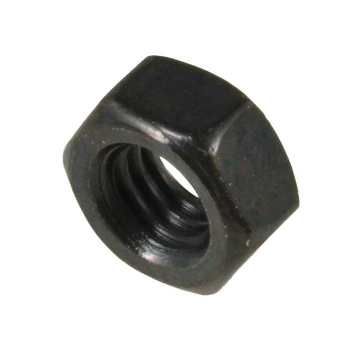 Hex Standard Full Nut M5 (5mm) Metric Coarse BZ Black Zinc Plated ...