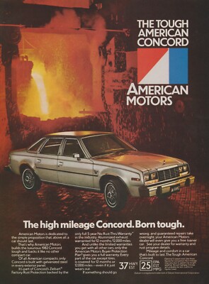 1982 AMC Concord - "Born Tough" - Molten Metal Steel Foundry - Print Ad ...