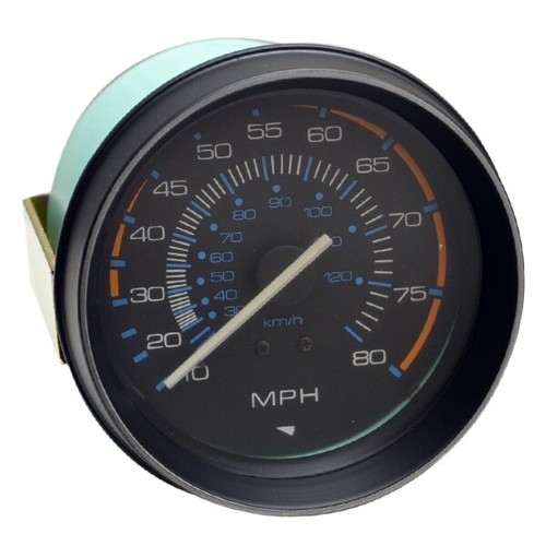 Marine Boat Speedometer Gauge w/ Pitot 3 1/4 Inch 80 MPH Black | eBay