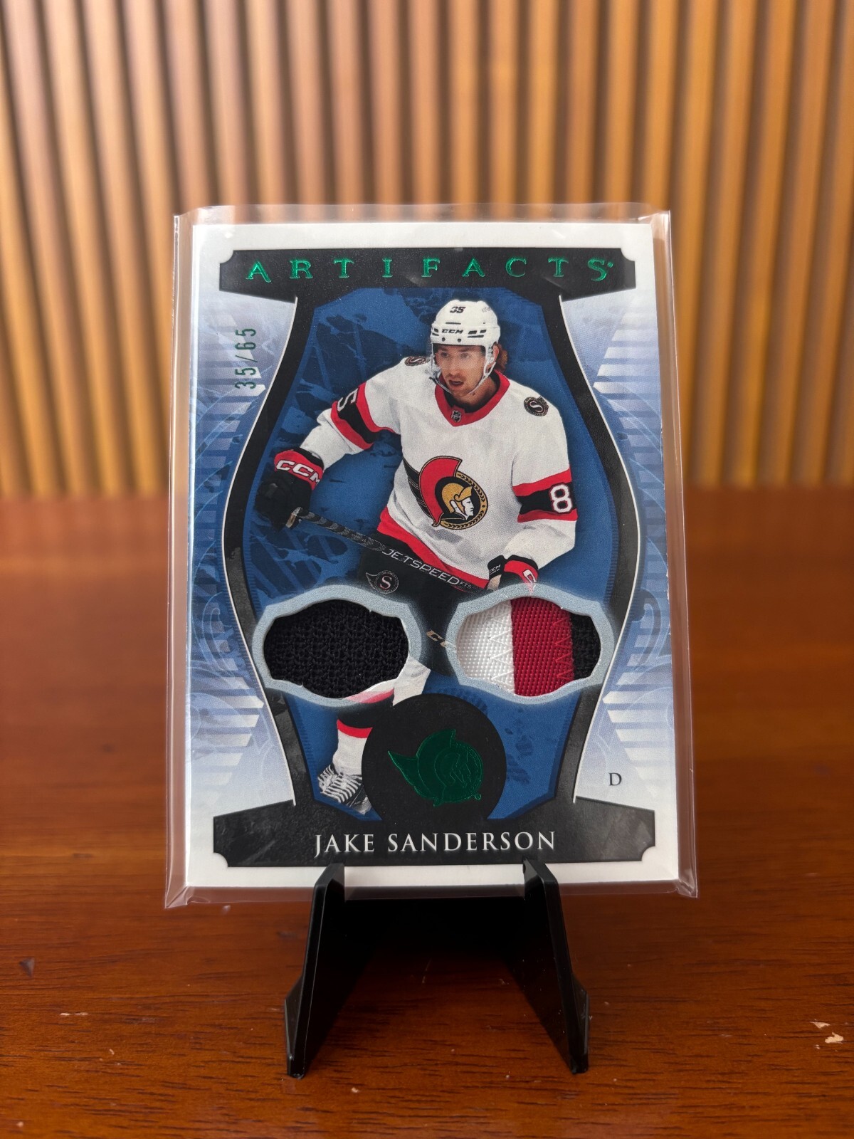 Jake Sanderson 2023 Upper Deck Artifacts #79 Turquoise Price Guide ...