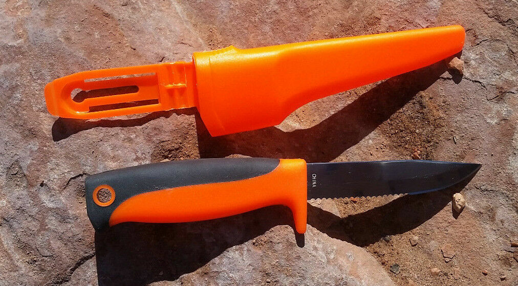 NEW Fishing & Bait Knife with Sheath 4" - Stainless Steel - Fishing ...