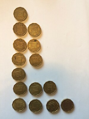 3d coin - old thrupenny bit / piece. Threepenny bit. (1 COIN) | eBay UK