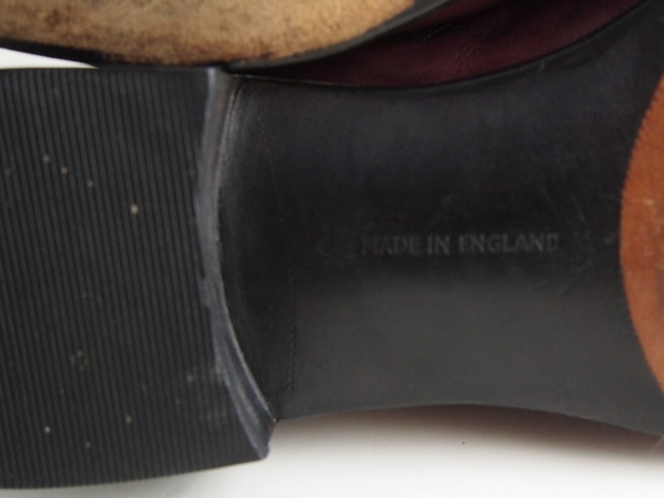 Edward Green Brummell Brogue Burgundy Leather Mens UK 9E US 10 Limited ...