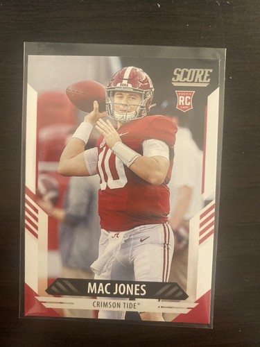 2021 Panini Score MAC JONES RC rookie card #306 Alabama * New England ...