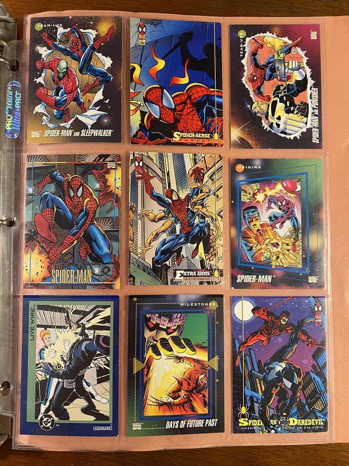 Set Of 96 Comic Cards (Mostly 1992-95 Marvel) DC | eBay