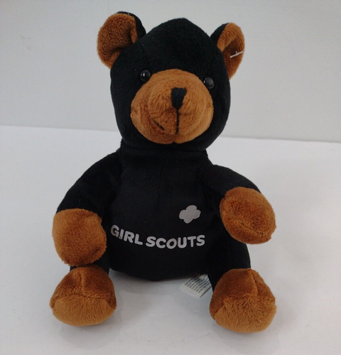 Girl Scouts Teddy Bear Plush 6” Stuffed Animal Toy Brown Black | eBay