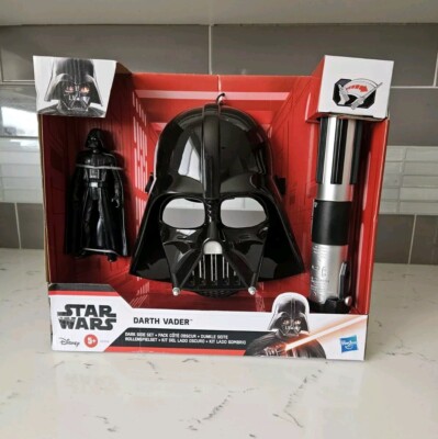 Star Wars Dark Side Set [Action Figure, Mask & Lightsaber] | eBay