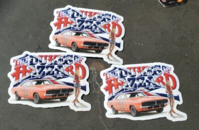 "DAISY DUKE" "THE DUKES OF HAZZARD" STICKERS PACK OF THREE WORLDWIDE 🌐 ...