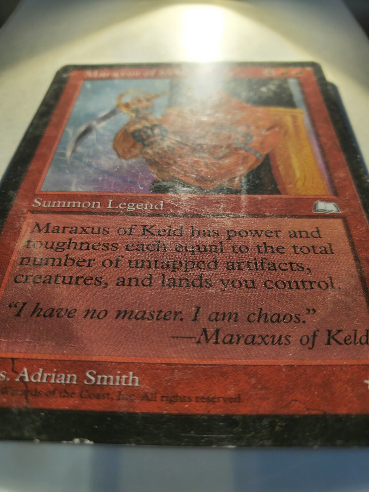 Maraxus of Keld Weatherlight Moderate Play MTG Magic DNA GAMES | eBay
