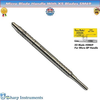 Surgical Micro Scalpel Handle X5 Surgical Blades SM69 Gingival Tissue ...