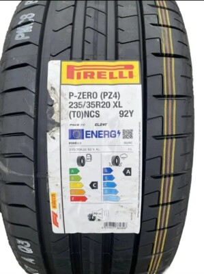 New 235 35 20 Pirelli P Zero 235/35R20 PIR P0 PZ4 T0 To ELECT NCS 92Y ...