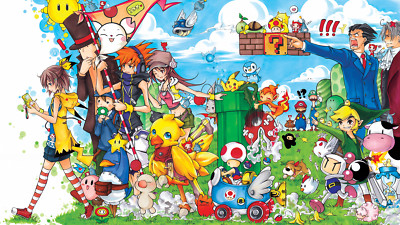 Pokemon mario bros the legend of zelda video games playmat gaming mat ...