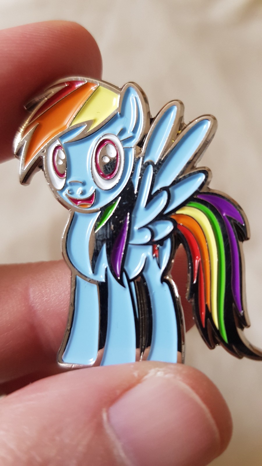 My Little Pony Rainbow Dash unofficial enamel pin | eBay UK