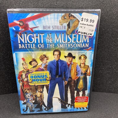 Night at the Museum”Battle of the Smithsonian” (DVD) BRAND NEW & SEALED ...