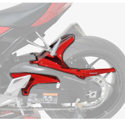 Ermax Hugger Fender Gloss Victory Red R334 Honda CBR 1000 RR Fireblade ...