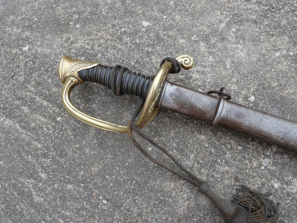 French Antique 1845 Sword M1845/55 INFANTRY OFFICERS dated 1917 | eBay