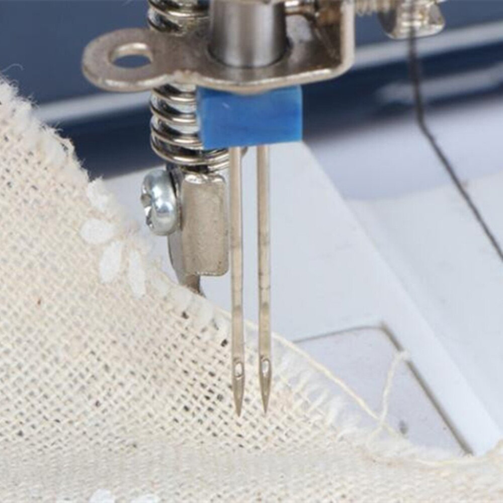 Sewing Machine Presser Foot Double Needle Replacement Supplies Needles ...