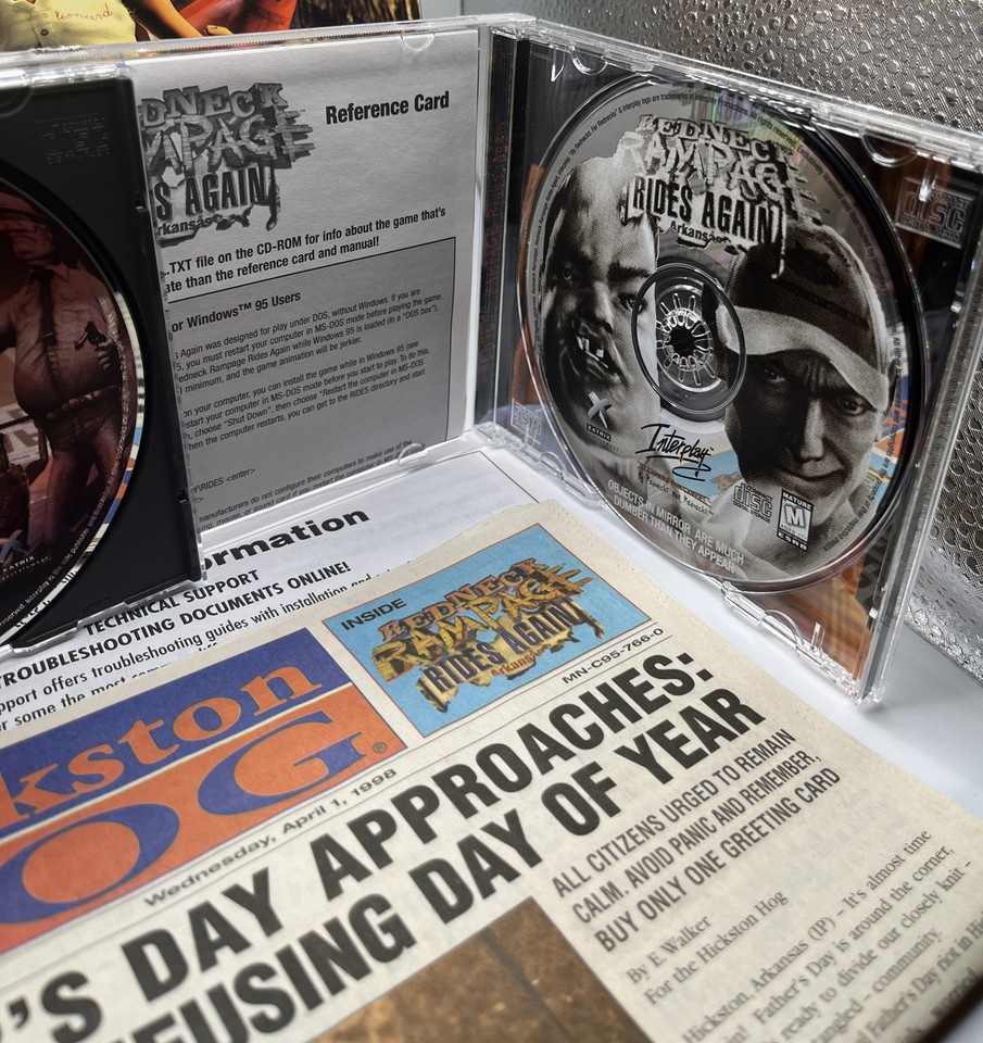 Redneck Rampage Rides Again PC 1998 Big Box New Open Box Cd Rom DOS ...