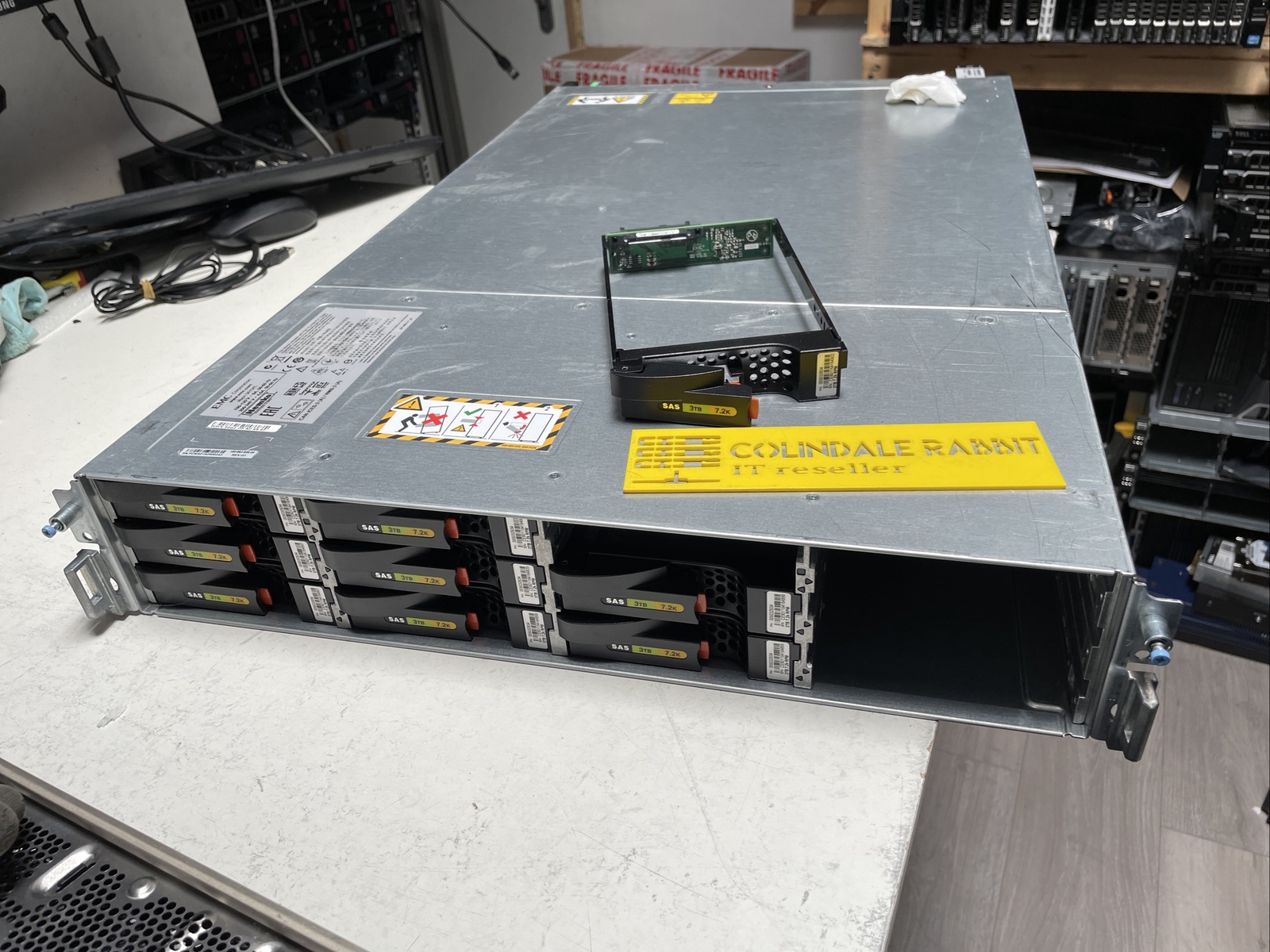 EMC DATA DOMAIN DD2500 with 9 caddy e5-2660 32gb ram | eBay