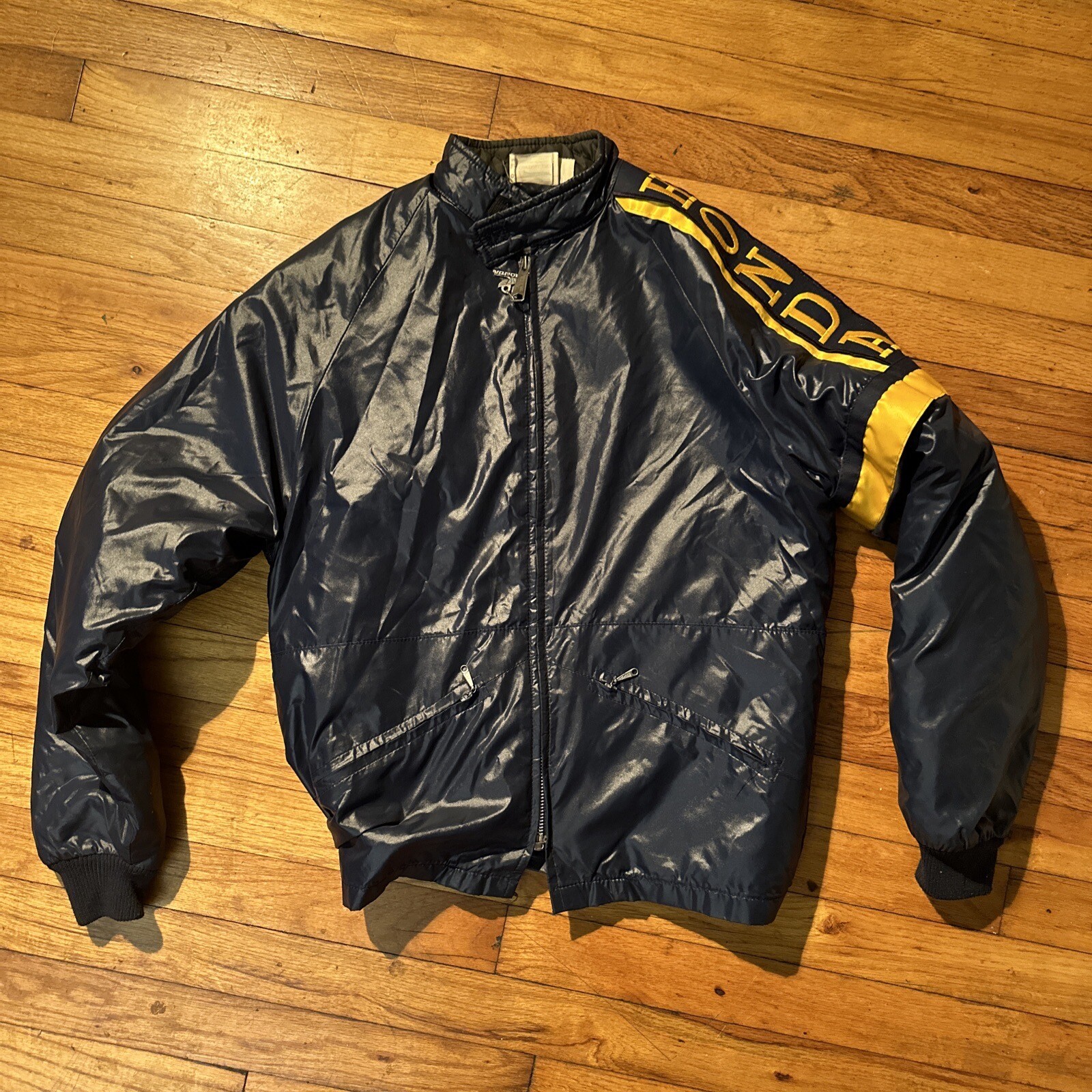 Vintage Hondaline Classic Motorcycle Pit Jacket Wind … - Gem
