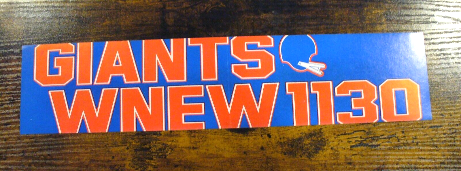 NFL - New York Giants Bumper Sticker - VINTAGE - NEW - RARE | eBay UK