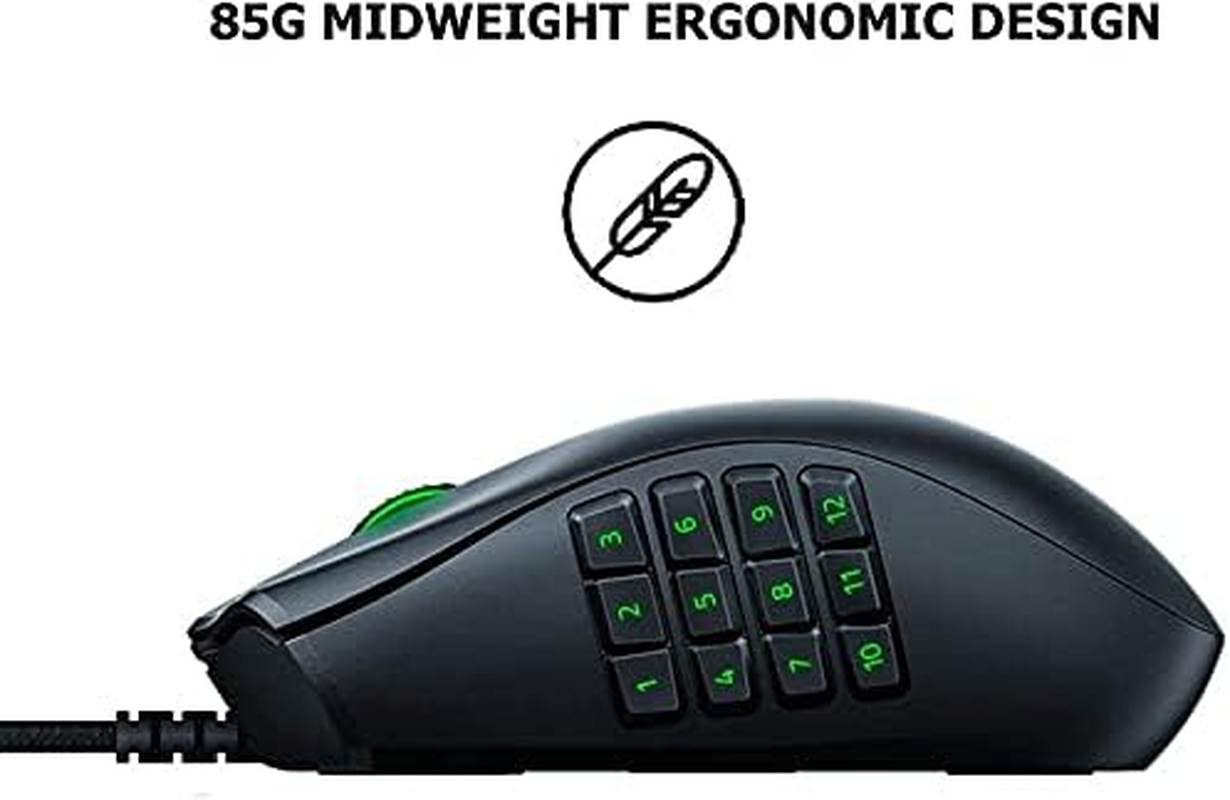 Razer Naga Wired RZ01-03590100-R3M1 Naga X Wired MMO Gaming Mouse | eBay