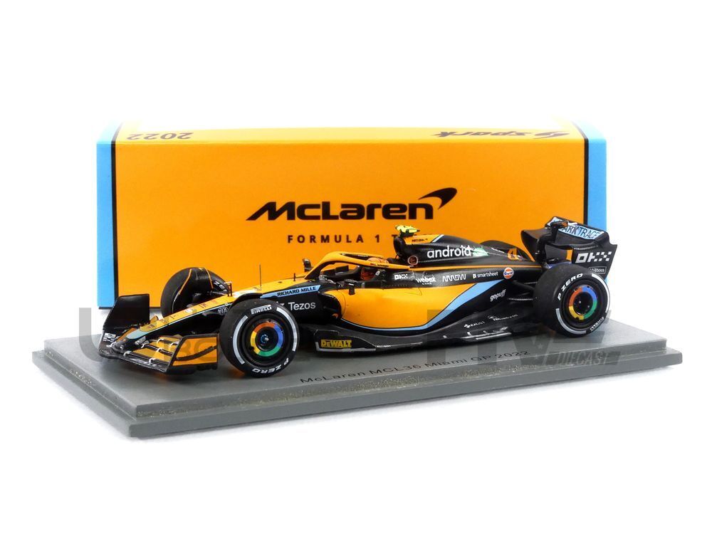 SPARK 1/43 - MCLAREN MCL36 - MIAMI GP 2022 S8535 DIECAST MODELCAR ...