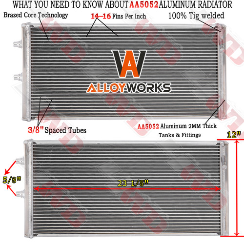 Upgrade Front Center Aluminum Auxiliary Radiator for BMW i8 M2 M3 M4 ...