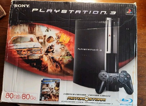 Playstation 3 PS3 80GB Backwards Compatible Console, CECHE01 CIB | eBay