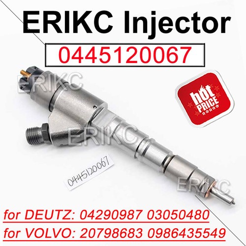 0445120067 Diesel Fuel Injector for BOSCH DEUTZ 04290987 03050480 VOLVO ...