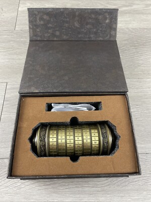 Da Vinci Code Mini Cryptex Puzzle Box Gift Customizable Password Valentine NIB | eBay