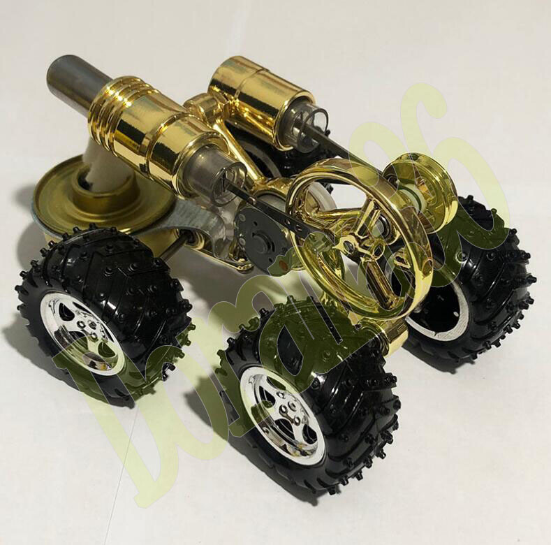 Mini Metal Hot Air Stirling Engine Motor Flywheel Generator DIY Model ...